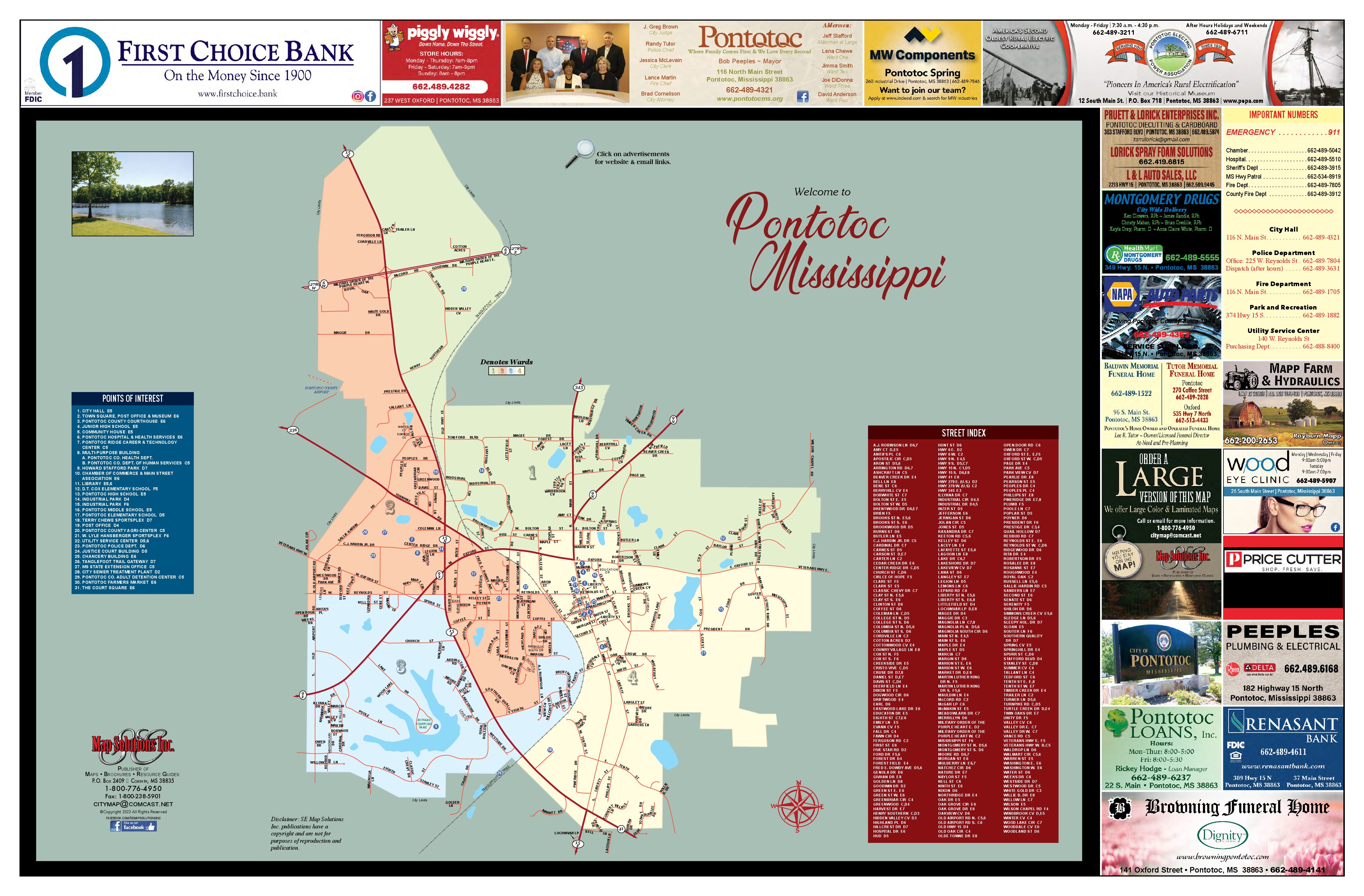 City Maps Pontotoc Chamber Of Commerce City Maps Pontotoc Chamber Of Commerce